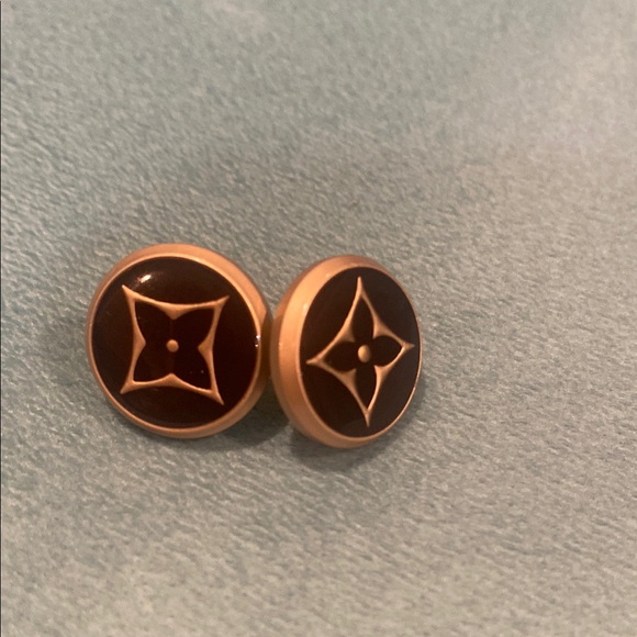 Upcycled | Jewelry | Louis Vuitton Vintage Stamped Buttons Upcycled ...